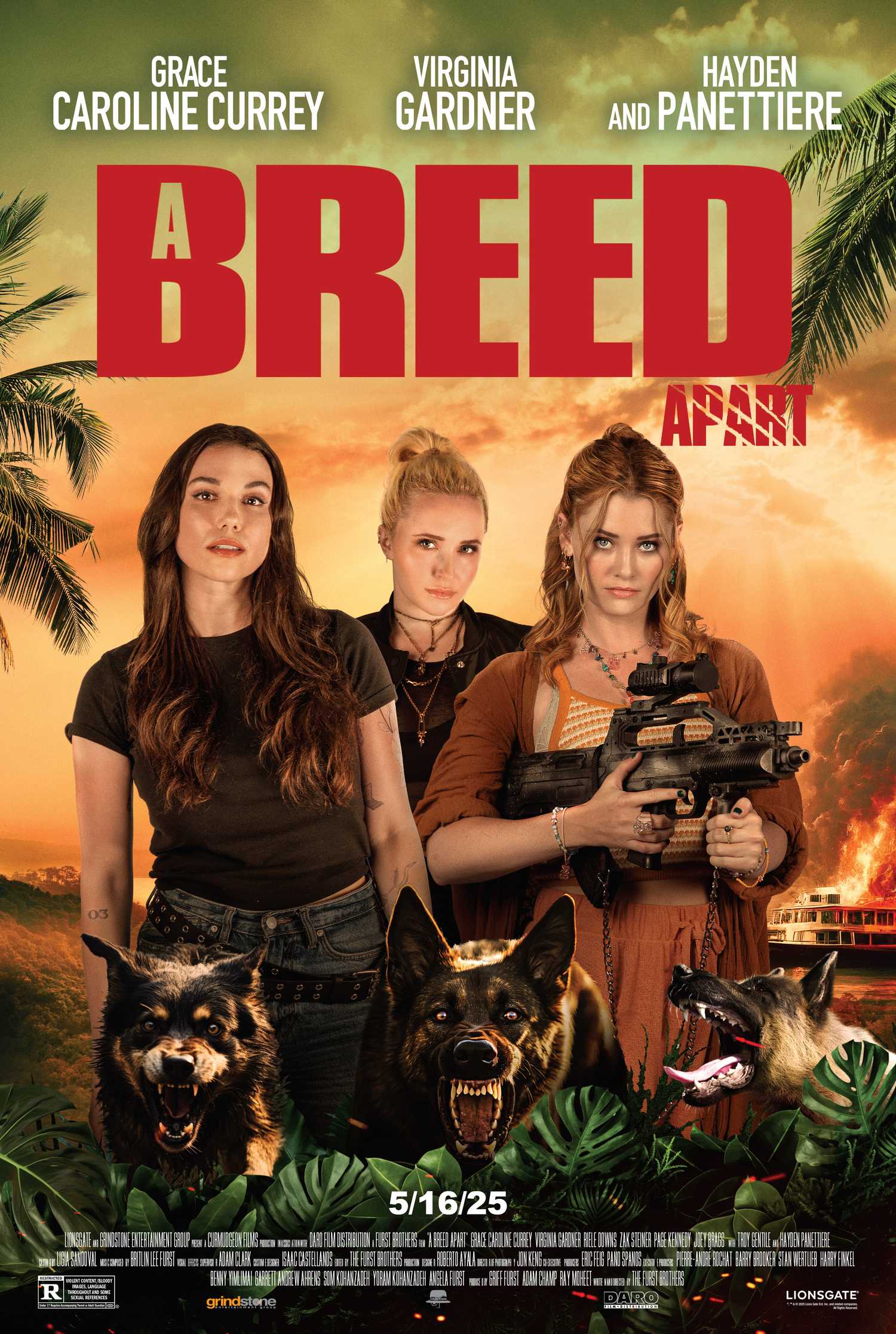 Hayden Panettiere and Grace Caroline Currey Take on a Wild Pack of Dogs ...