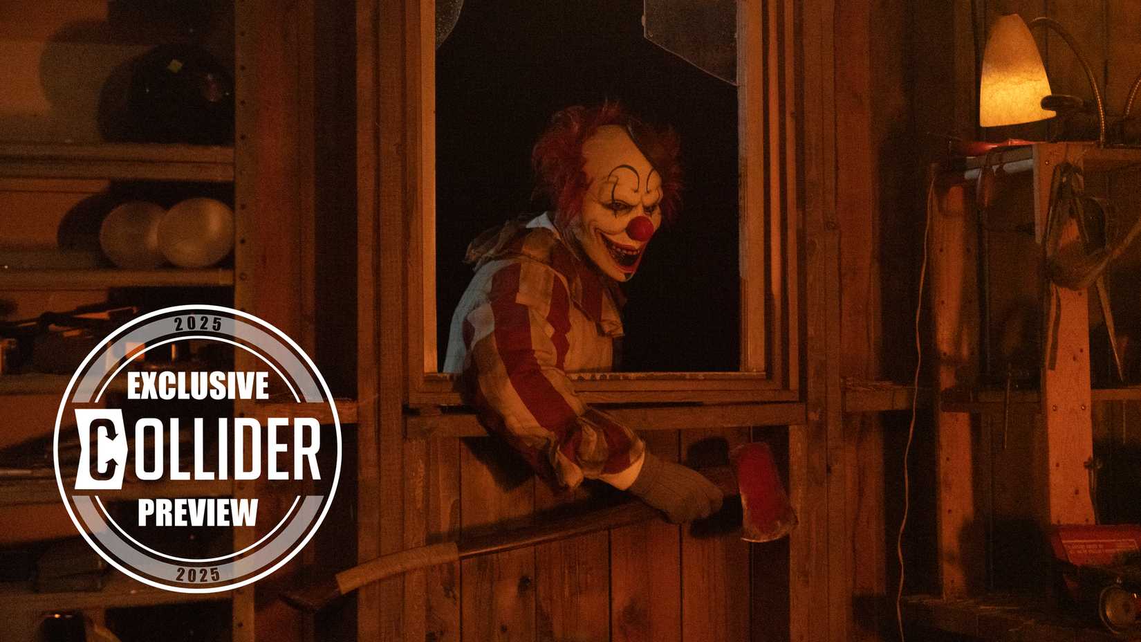 Frendo the Clown Has a "Here's Johnny!" Moment in New 'Clown In a ...