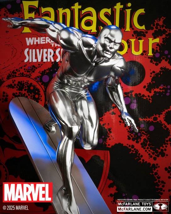 The Fantastic Four's Silver Surfer Takes His 'First Steps' With New ...
