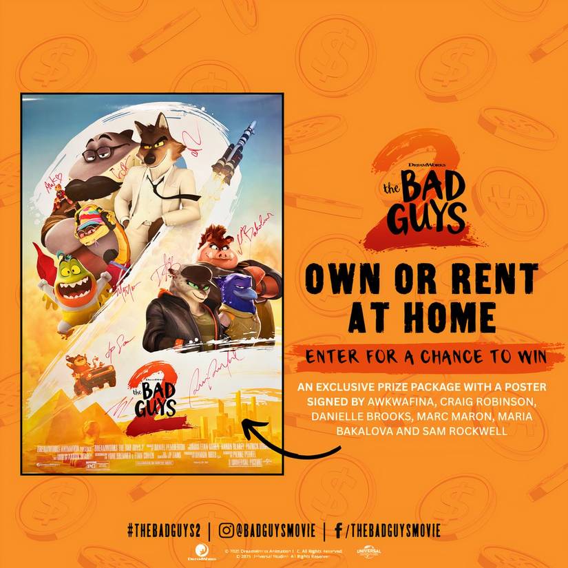 Celebrate Another Successful Job With Sam Rockwell in Our 'The Bad Guys ...