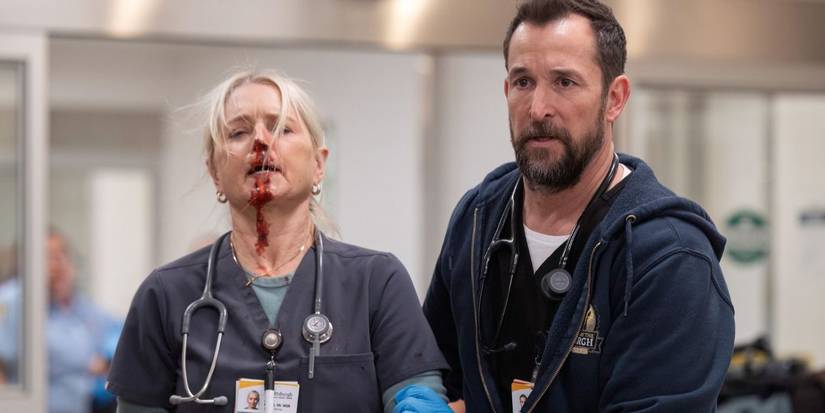 ’The Pitt’s Emmy Winners Noah Wyle and Katherine LaNasa Just Dropped Red Carpet Easter Eggs Fans ...