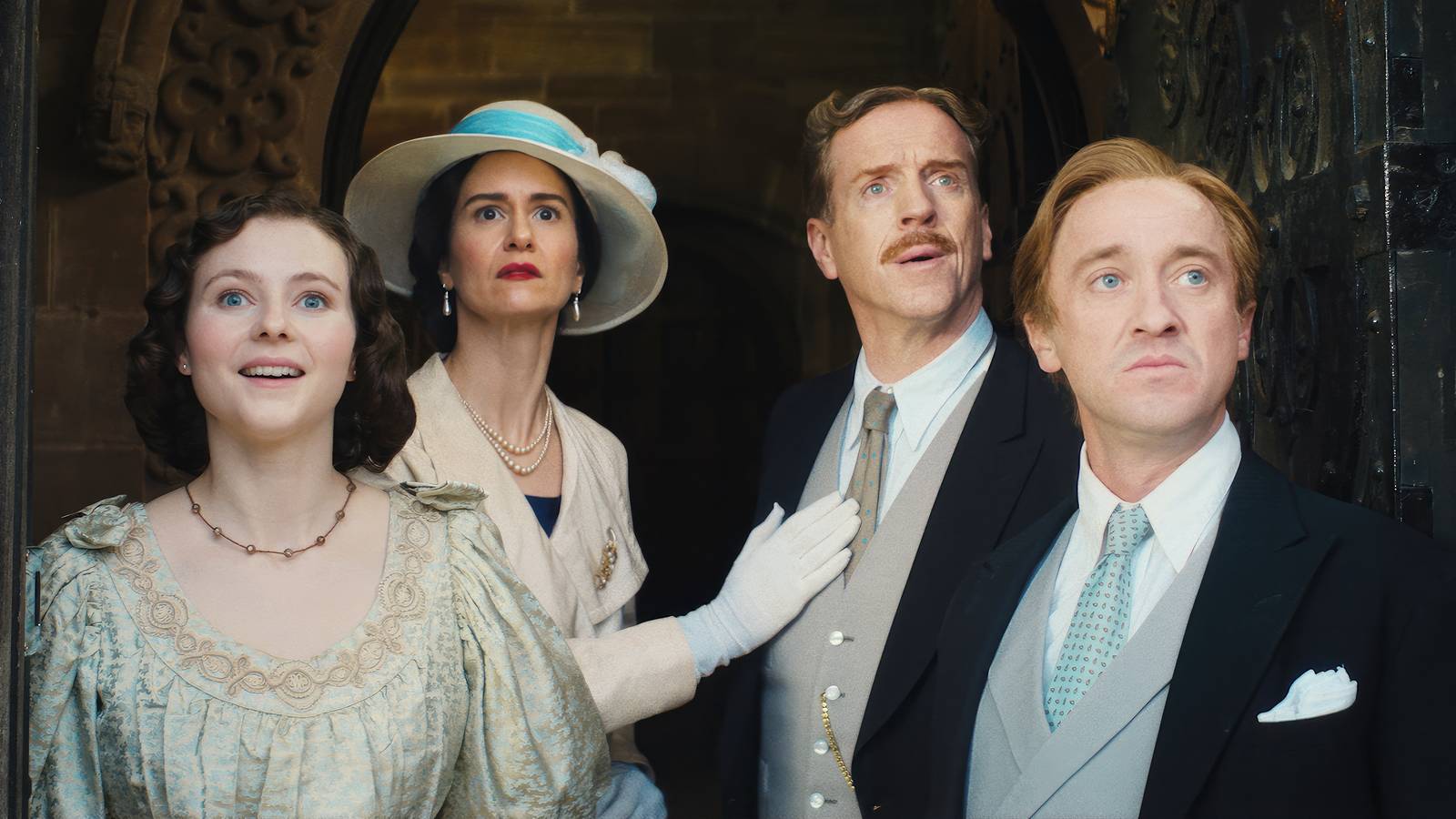 Tom Felton and Emma Laird Exchange Awkward Vows in Hilarious Sneak Peek at Period Drama That ...