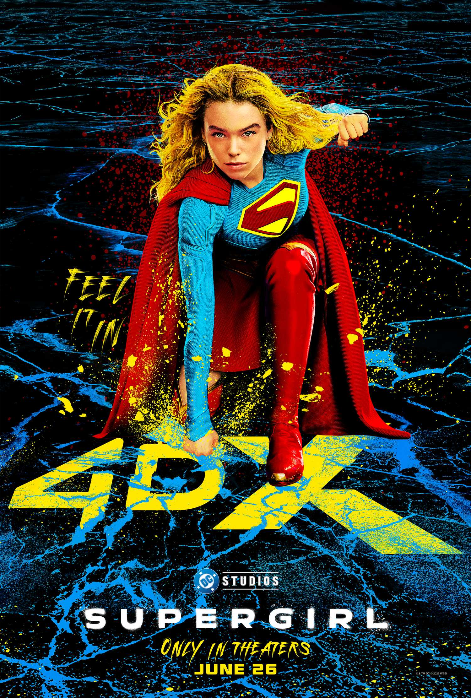 ‘Supergirl’ Smashes Into Action With Colorful 4DX Poster Before June 26 ...