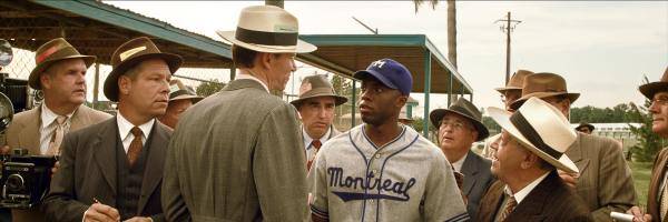 42 Movie Clips. Jackie Robinson Biopic 42 Stars Chadwick Boseman and ...