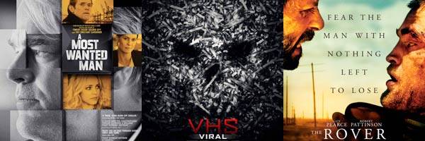 A MOST WANTED MAN Poster Plus Posters for THE ROVER and V/H/S: VIRAL
