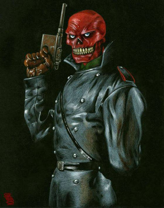CAPTAIN AMERICA: THE FIRST AVENGER Hugo Weaving Playing Red Skull