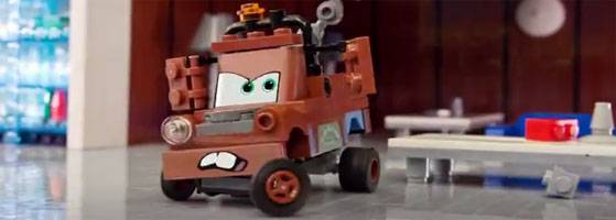 First CARS 2 Trailer in LEGO