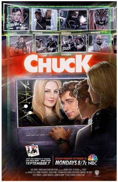 Three New Comic-Con Posters for CHUCK
