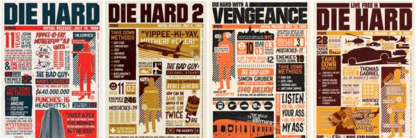 DIE HARD Limited Edition Infographic Posters Giveaway