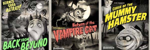 FRANKENWEENIE Monster Movie Posters