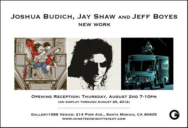 Jay Shaw, Josh Budich, and Jeff Boyes Team Up with Gallery1988 to ...