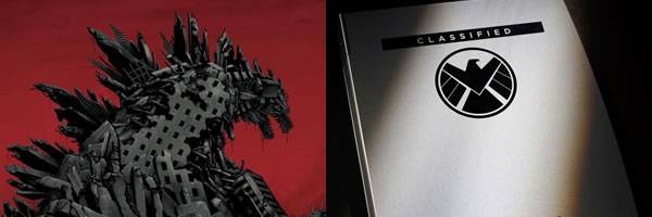 GODZILLA Comic-Con Poster and AGENTS OF S.H.I.E.L.D. Comic-Con Poster