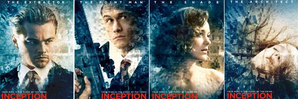 7 New Character Posters for Christopher Nolan's INCEPTION!