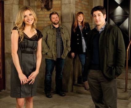 Jason Biggs, Sarah Chalke, Tyler Labine & Judy Greer Interview MAD LOVE