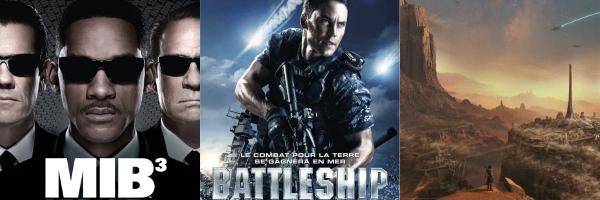 New Posters from MEN IN BLACK 3 and BATTLESHIP with a New Mondo IMAX Poster for JOHN CARTER