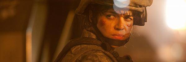Michelle Rodriguez Interview BATTLE: LOS ANGELES