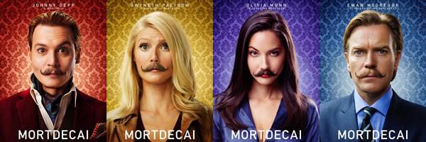 New MORTDECAI Posters Feature Johnny Depp and Moustaches