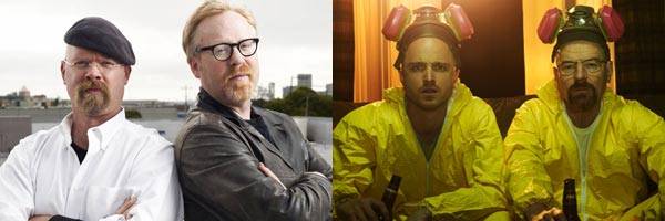 MYTHBUSTERS Planning BREAKING BAD Episode with Bryan Cranston and Aaron ...