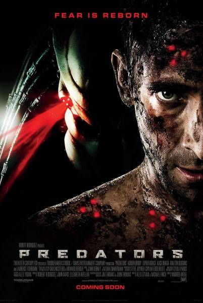 Three International Posters for PREDATORS Starring Adrien Brody