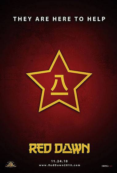 RED DAWN Poster Featuring Chris Hemsworth and Josh Hutcherson