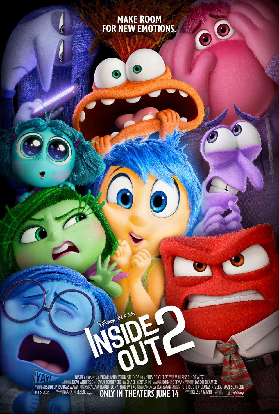 All 4 New Emotions in 'Inside Out 2,' Explained In Depth