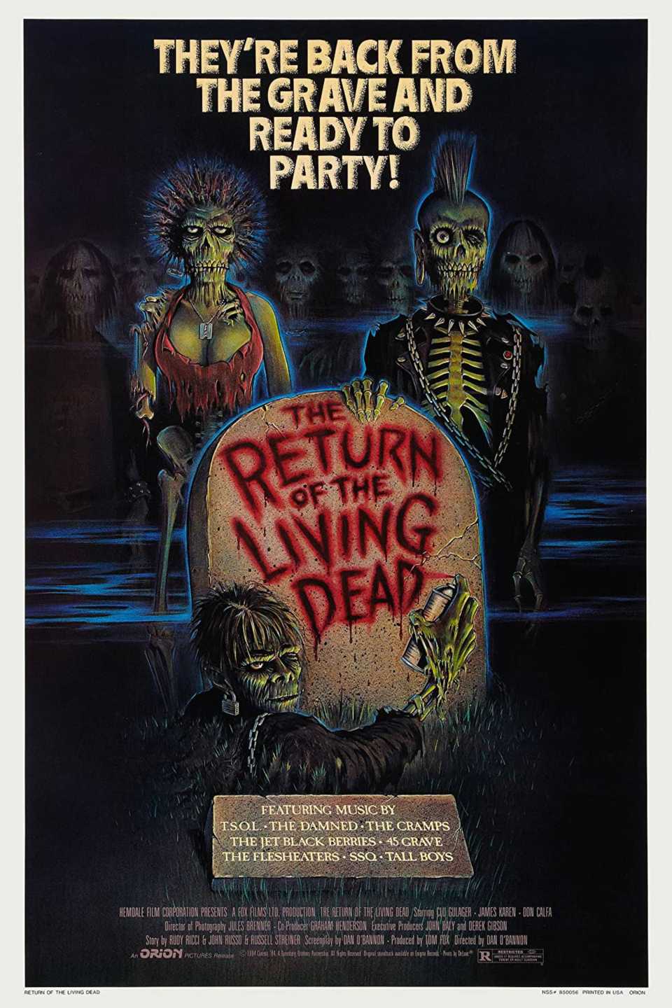 Tubi's Forgotten 3-Part Zombie Franchise Return of the Living Dead Is ...