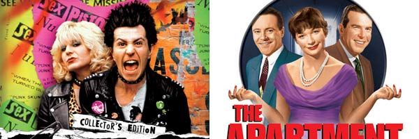 SID & NANCY Blu-ray Review THE APARTMENT Blu-ray Review