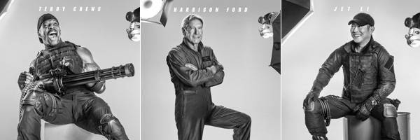 THE EXPENDABLES 3 Posters Featuring Harrison Ford, Terry Crews, Jet Li ...