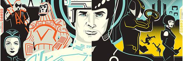 Mondo Posters for TRON and TRON: LEGACY by Eric Tan
